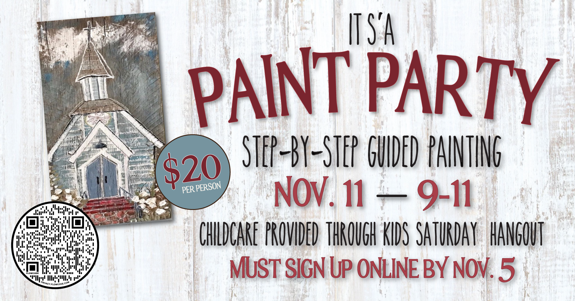Womens Ministry Paint Party – Hot Springs Baptist Church
